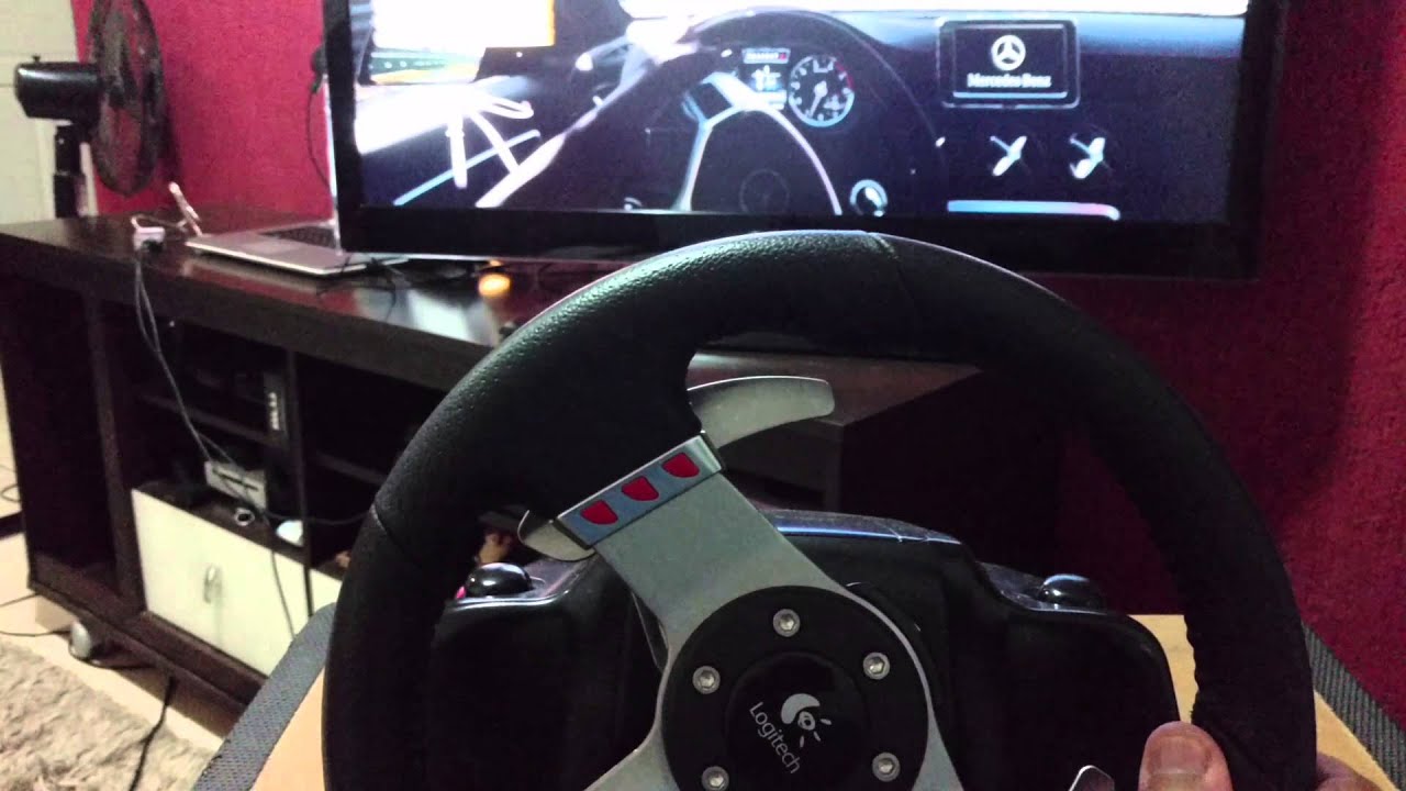 Logitech G27 wheel delay times using GIMX on PS4, Driveclub - YouTube