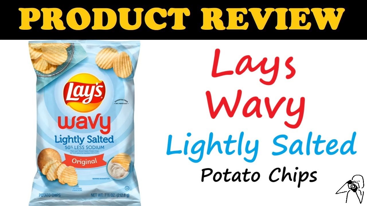 Product Review: Lays Wavy Lightly Salted Potato Chips - YouTube