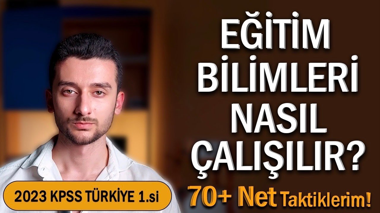 Eğitim Bilimlerinde 43 Netten 72,5 Nete Nasıl Çıktım? (Hoca ve Kaynak ...