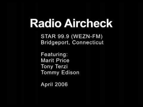 STAR 99.9 Radio Aircheck - Tony Terzi says obscenity on the air - YouTube
