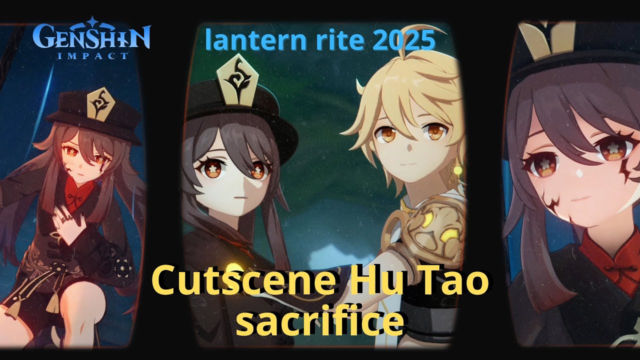Cutscene Hu Tao' Sacrifice Lantern Rite 2025 | Genshin Impact - YouTube