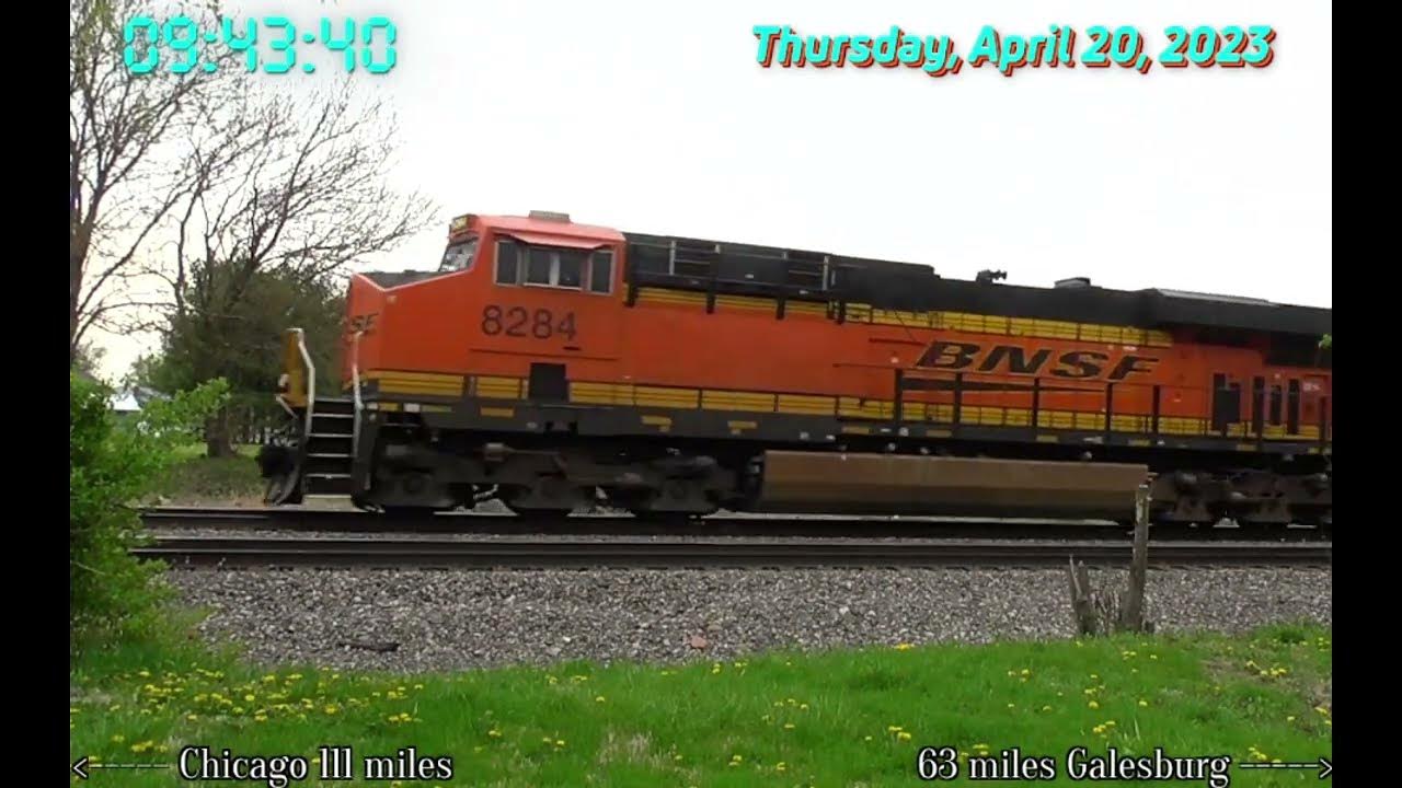 4/20/23 BNSF Mendota Sub Trains w/ K5HLA, Pepsi Can, Solid H1 Lashup, K5LLA on GEVO, 25th Ann ...
