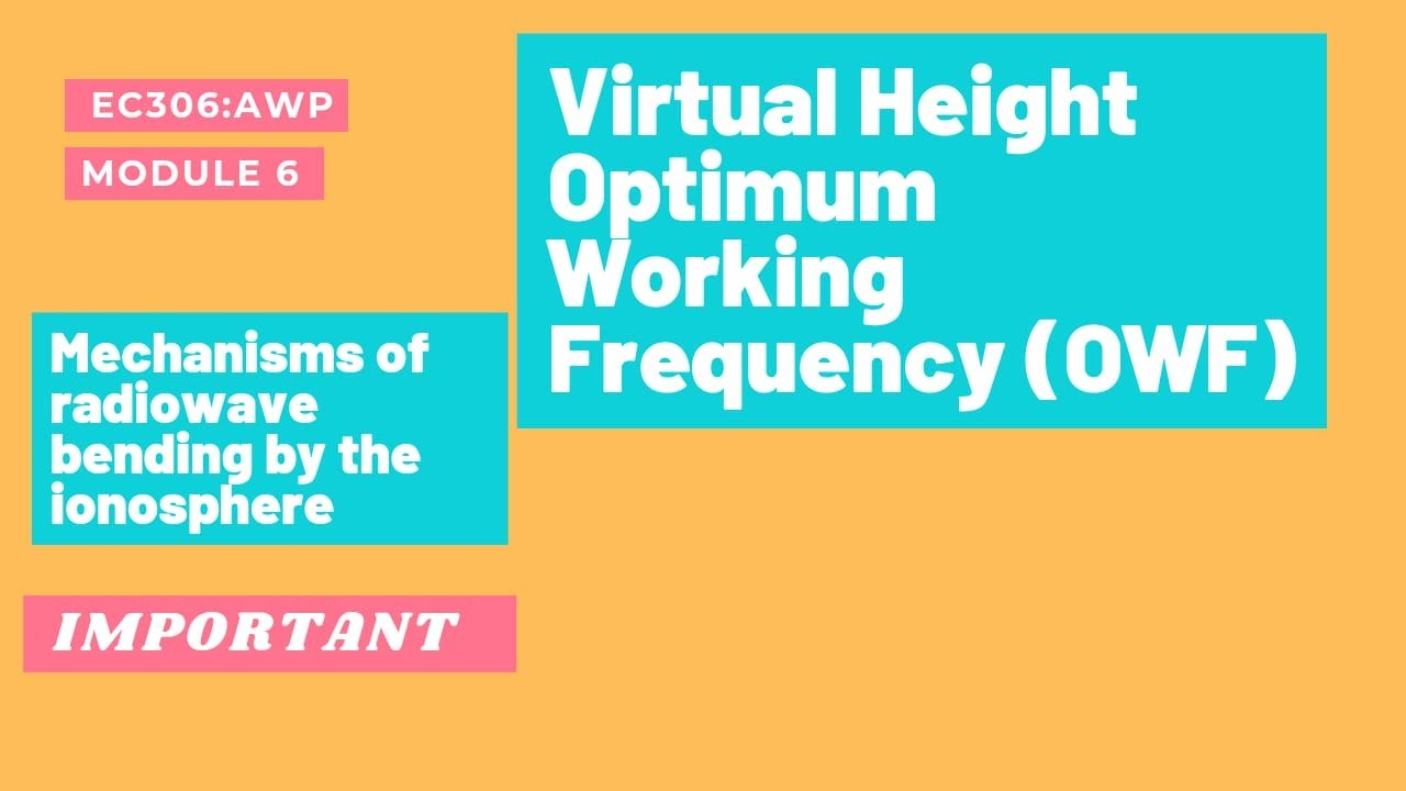 Virtual height, Optimum Working Frequency|mod 6|EC306|AWP - YouTube