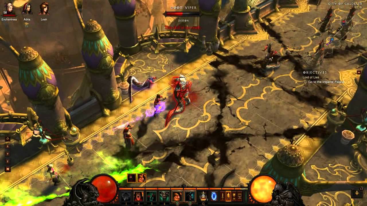 Diablo 3 - Barb Solo Lvling, Fast Xp 55-60 Act2 Hell - YouTube