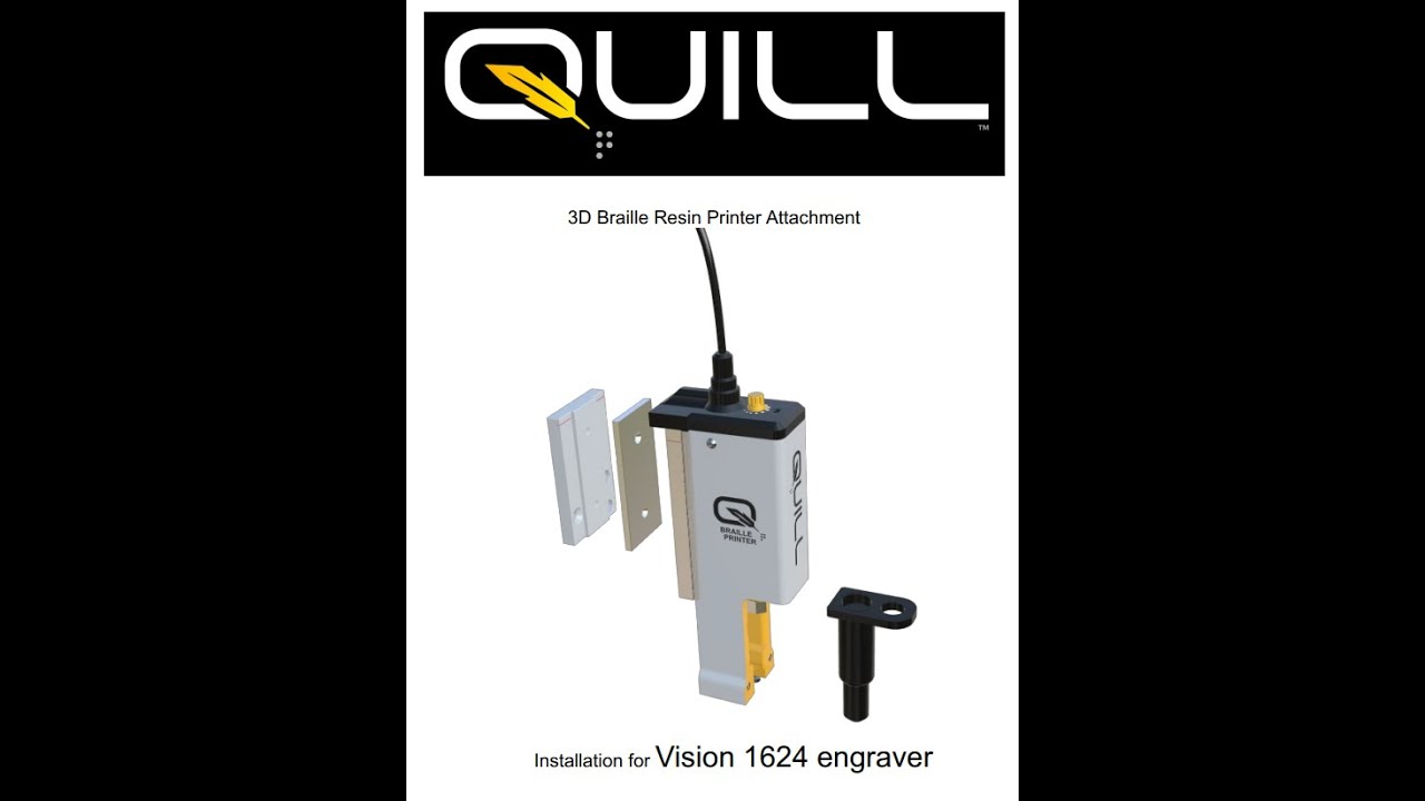 Quill Vision 1624 Engraver installation - YouTube