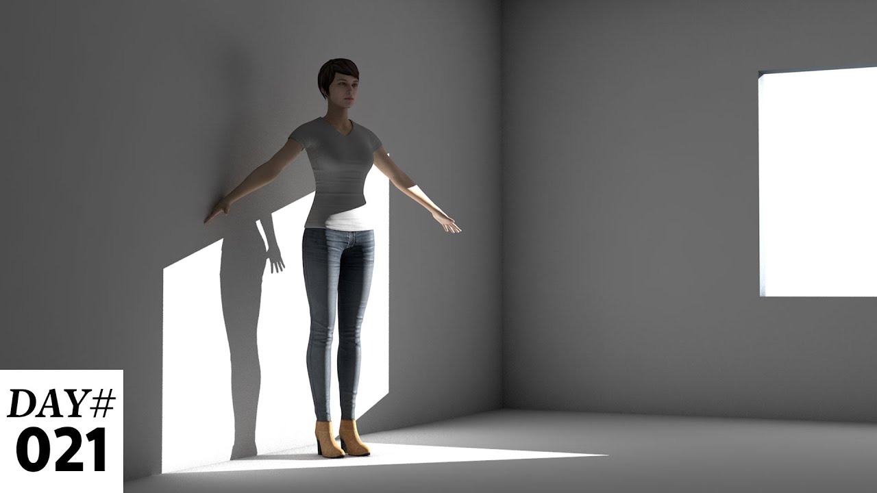 Physical Render: Visualizing Day Interior Lighting in Cinema 4D - YouTube