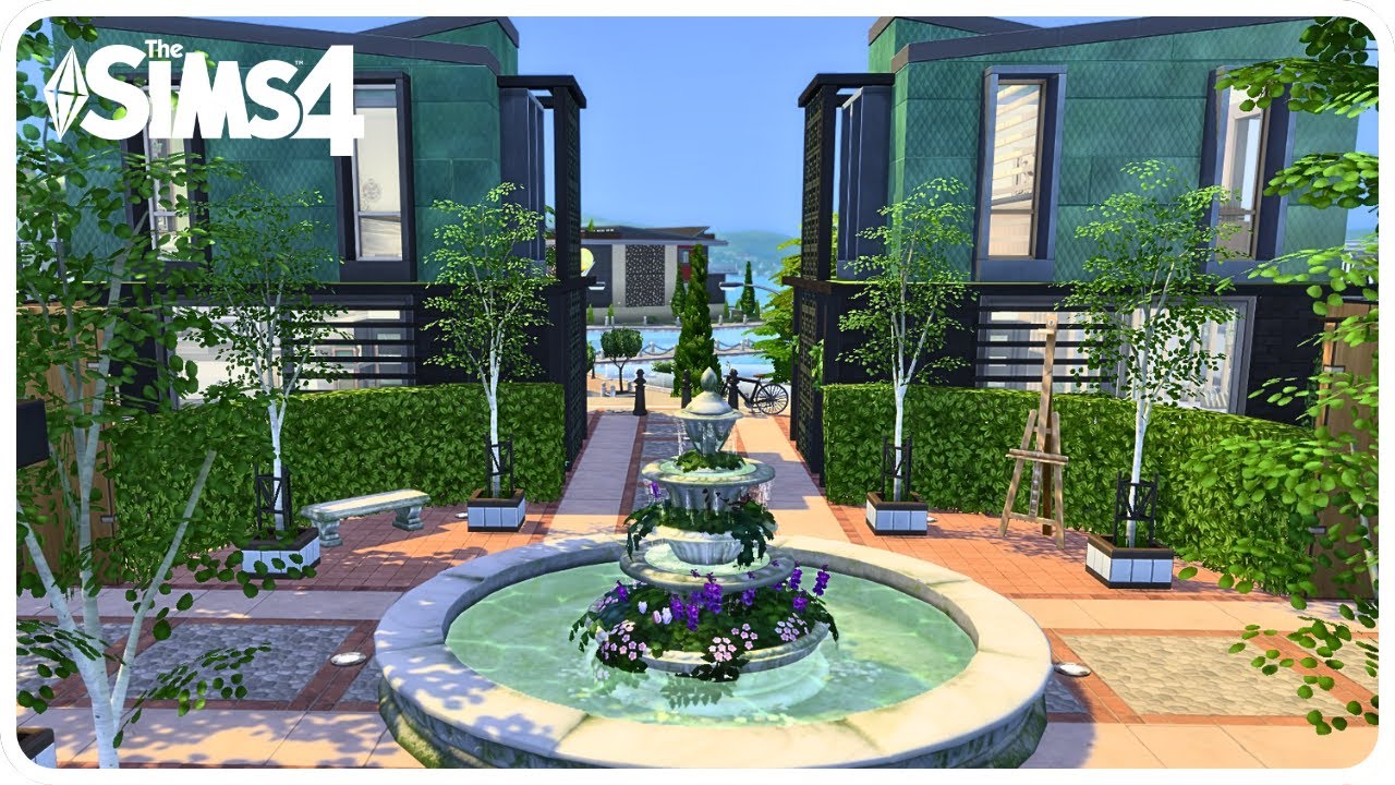 Hare Square - Park to Eco Housing Complex | Sims 4 | Stop Motion ...
