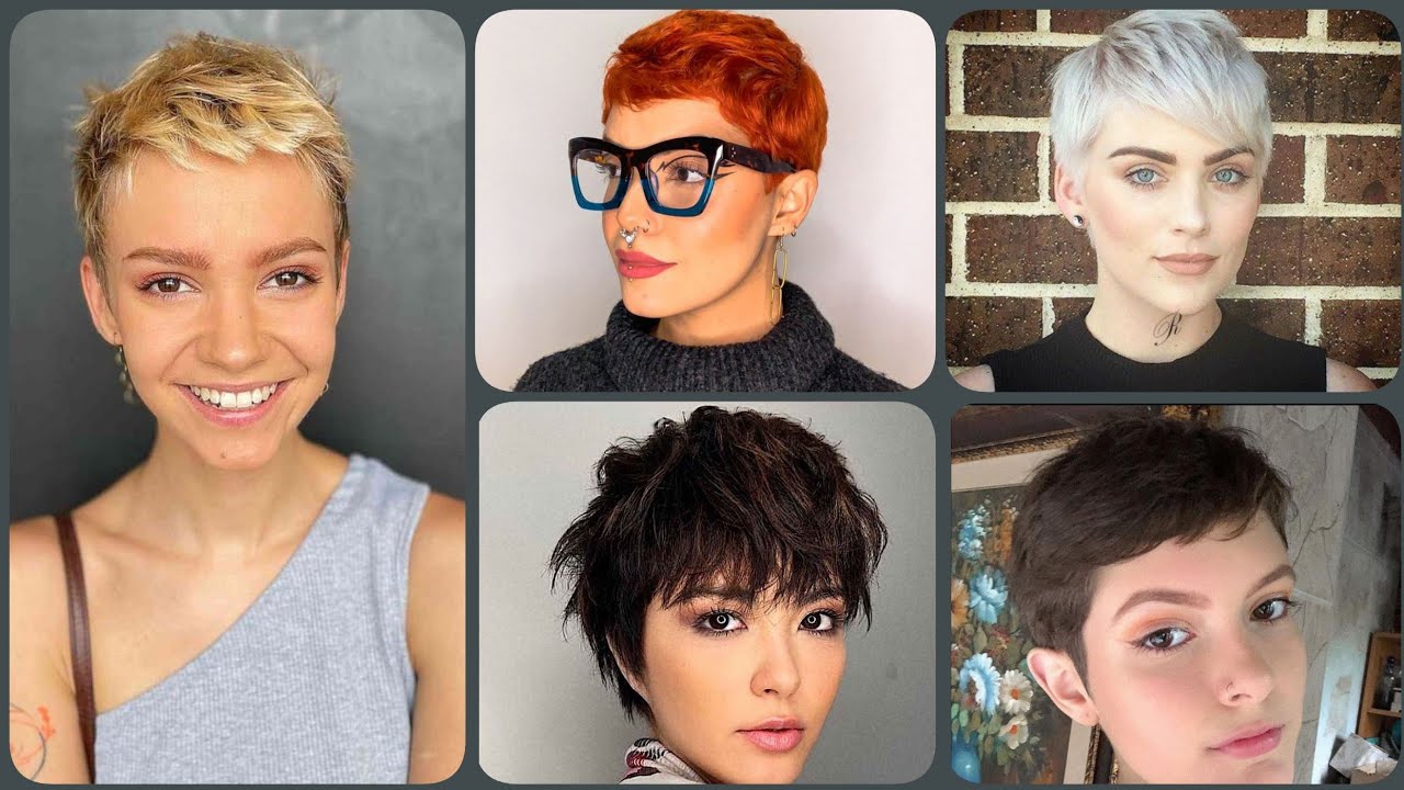 Best PIXIE HairCut For Older Women|Short Haircuts and short #pixiecut|short pixie styles - YouTube