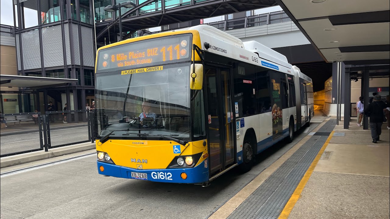 Brisbane Transport G1612 - 111 Outbound (MAN NG313F - Custom Coaches ...