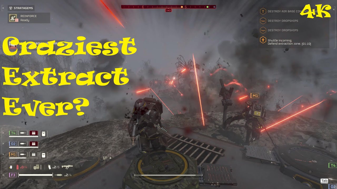 Brutal Extract on Hell divers Difficulty Helldivers 2 - YouTube