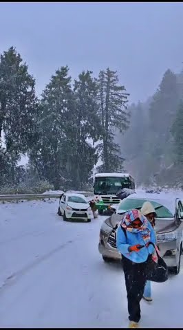 The Snow is snowing ⛄️ ️ #viralshort #youtubeshorts #ytshorts #view # ...