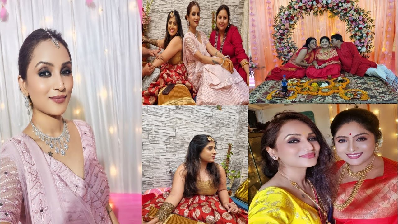 Bengali wedding🥰 ||Boner Aiburo Bhat 🥰 || Mehendi Ar Sangeet Ohh Darun ...