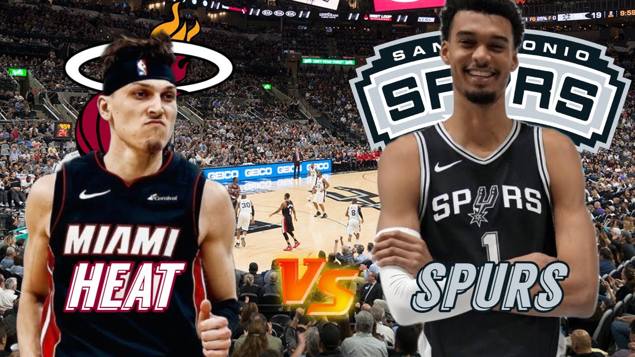 Miami Heat vs San Antonio Spurs Live Play by Play & Scoreboard - YouTube