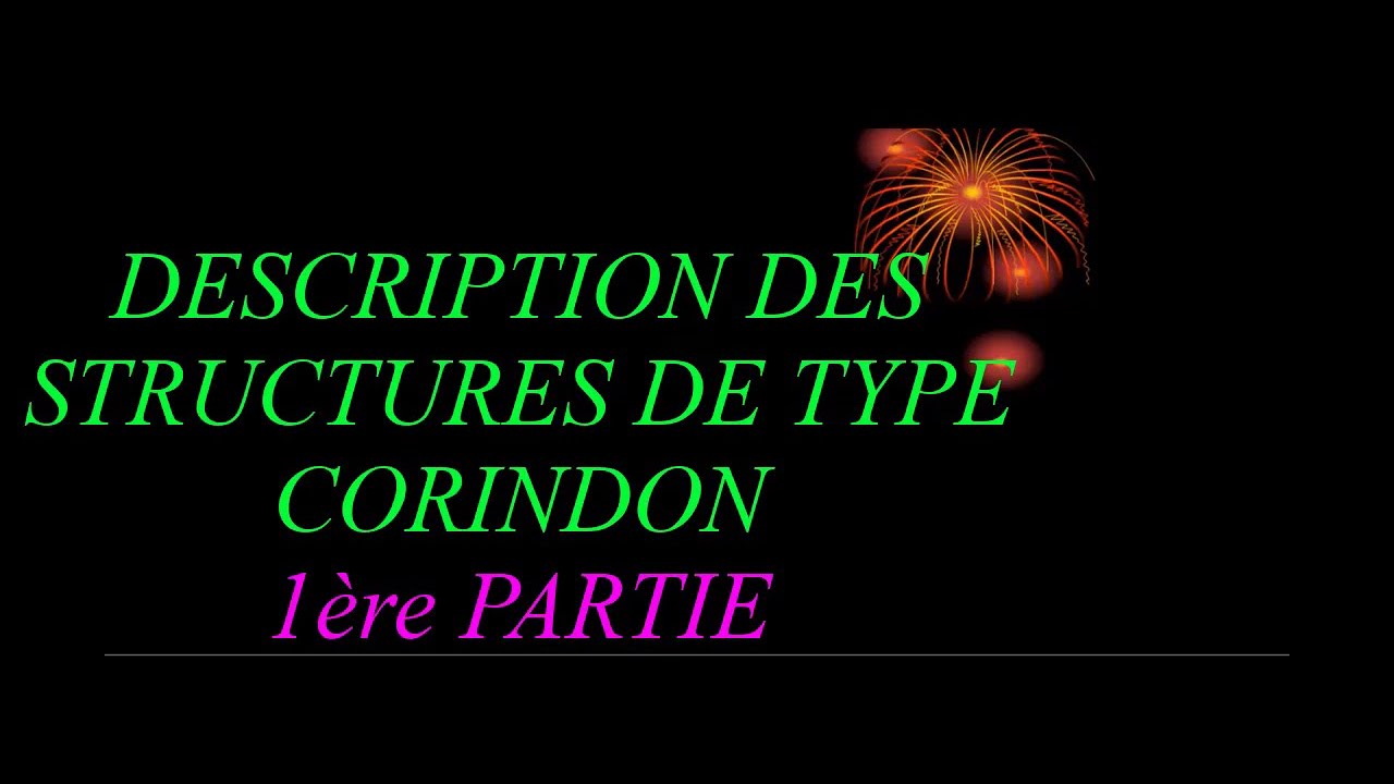 DESCRIPTION DES STRUCTURES DE TYPE CORINDON Al2O3 - PARTIES 1 ...