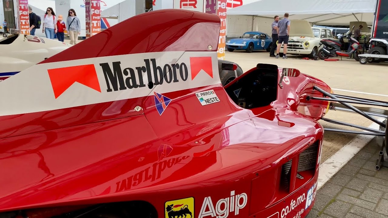 F1 JUDD V10 SOUND! | 1991 Dallara F191 | Silverstone Festival 2023 ...
