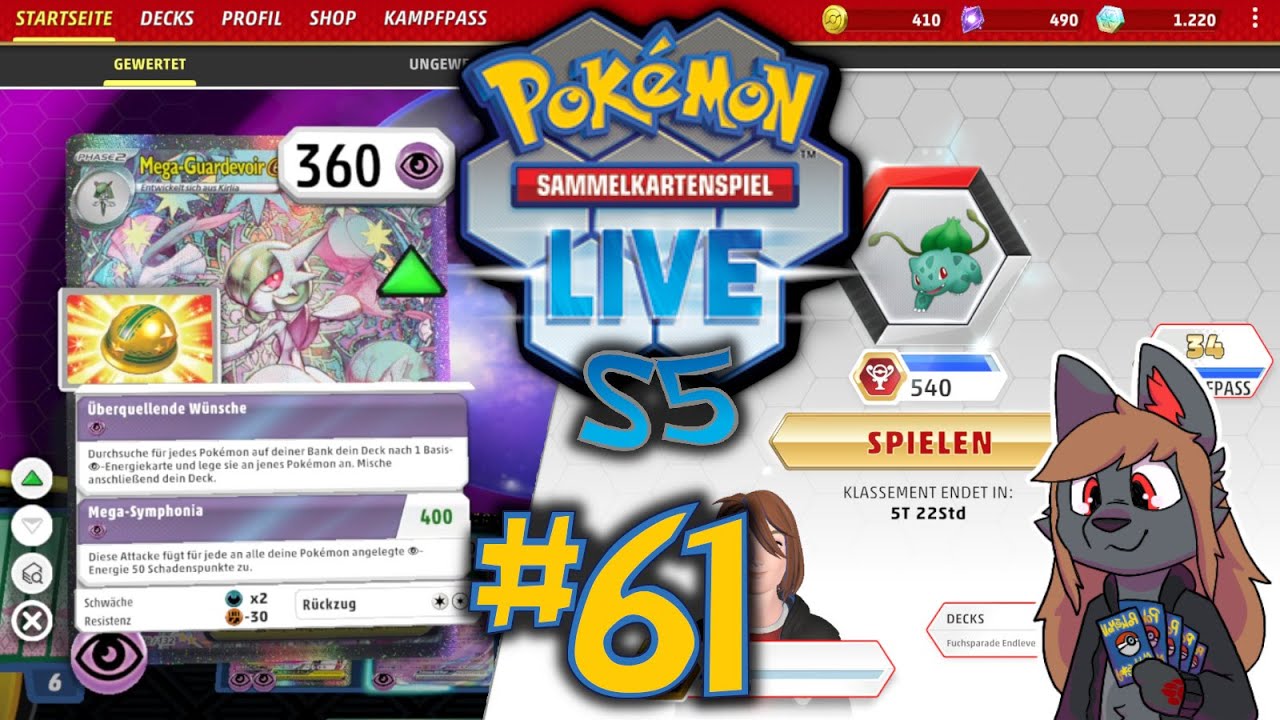Mega Guardevoir - S5 Part 61 (Let's Play Pokemon TCG Live German) - YouTube