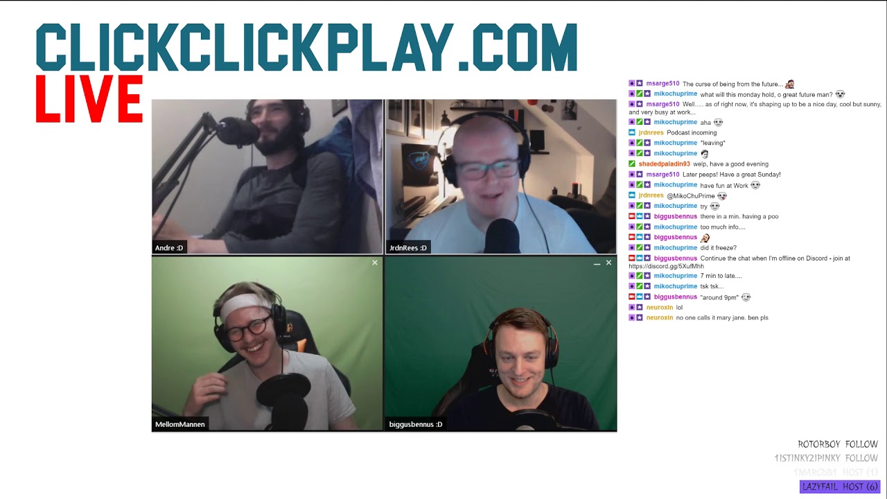 Click Click Play - Episode 63 (Apr 22nd 2018) - YouTube