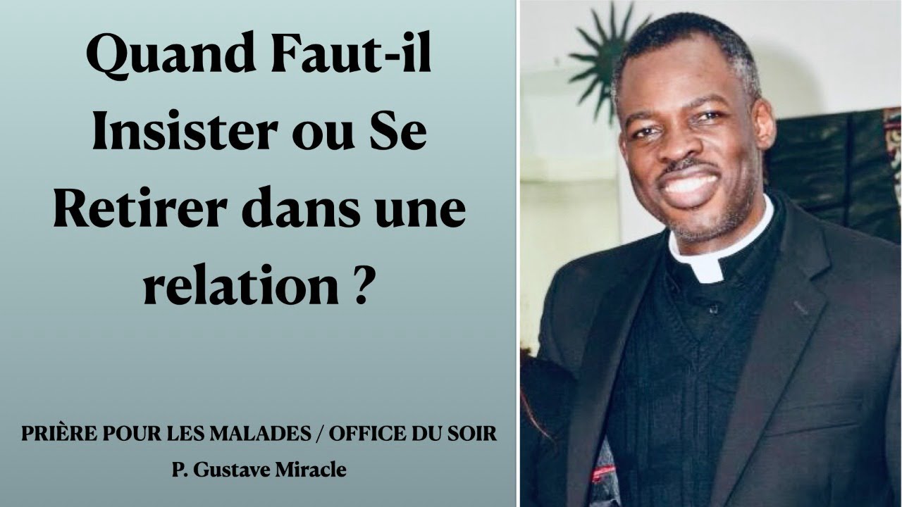Quand Faut-il Se Retirer ou Insister dans une relation ? / OFFICE DU ...