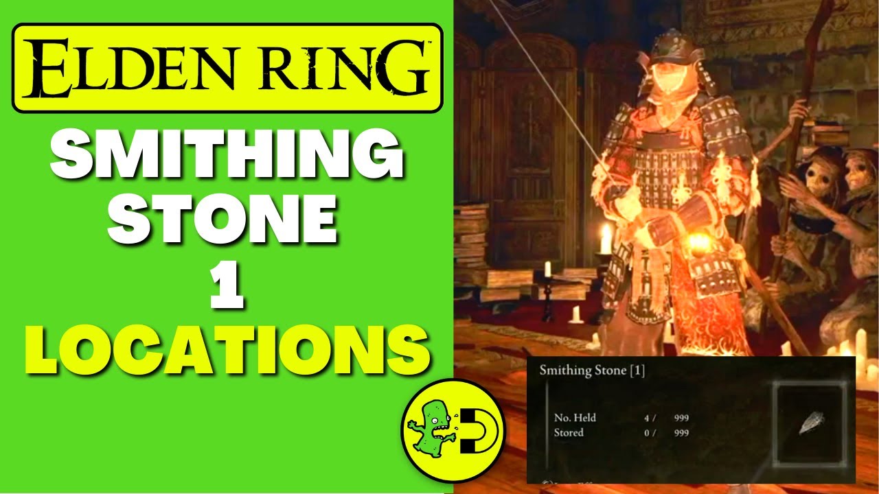 Elden Ring Smithing Stone 1 Locations - YouTube