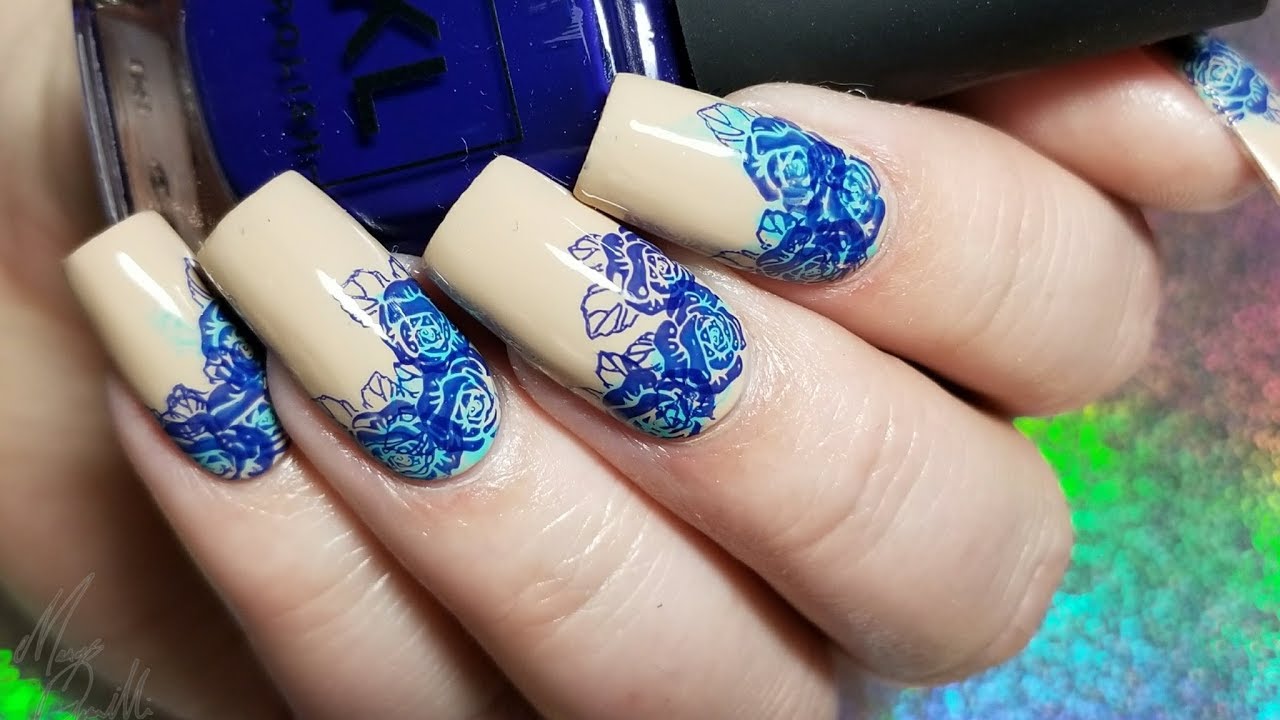 Spring Floral Nails - YouTube