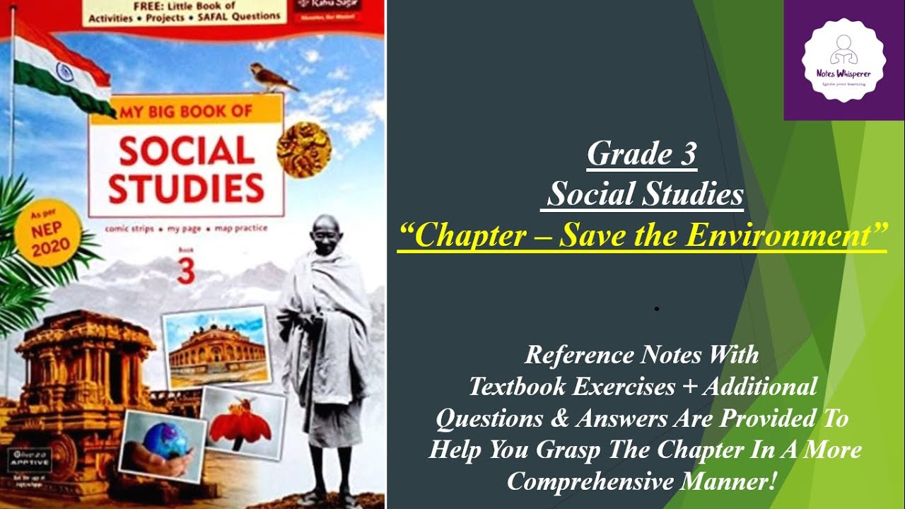 “Ch.3 – Save the Environment”|| CBSE || ICSE || Social Studies || Grade ...