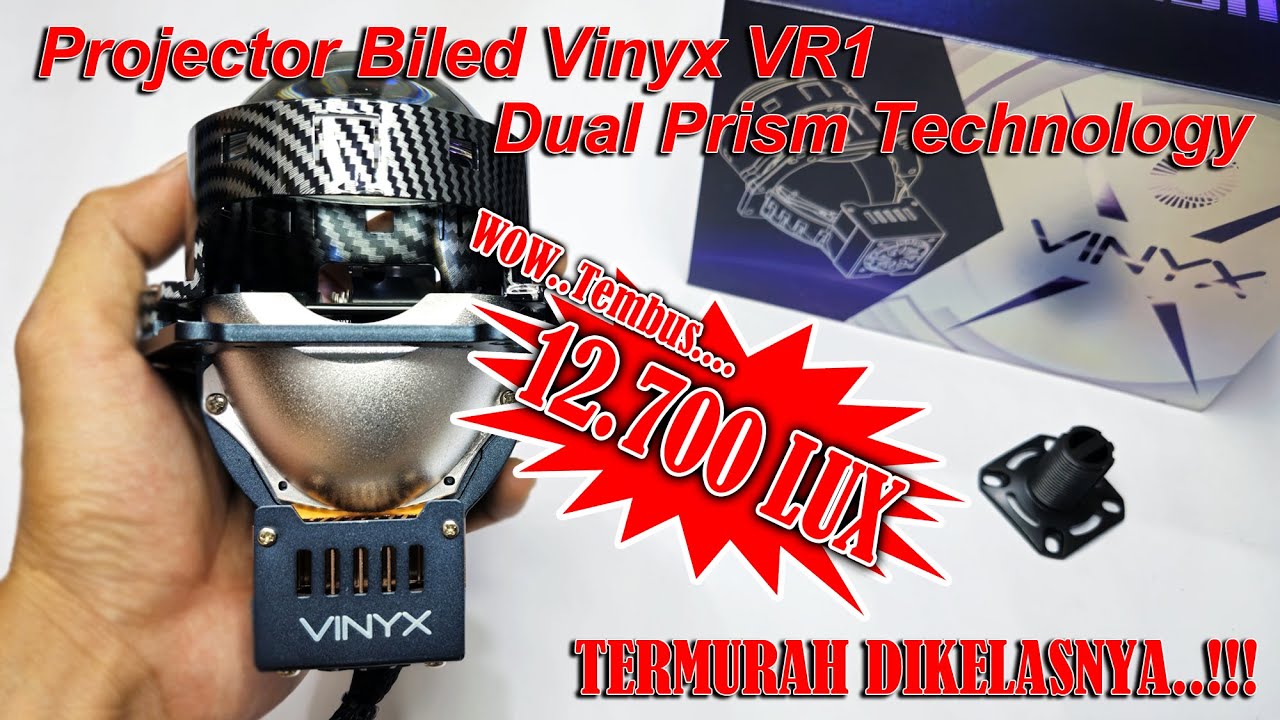 Termurah Dikelasnya !!! Projector Biled Vinyx VR1 Dual Prism 70/80W ...