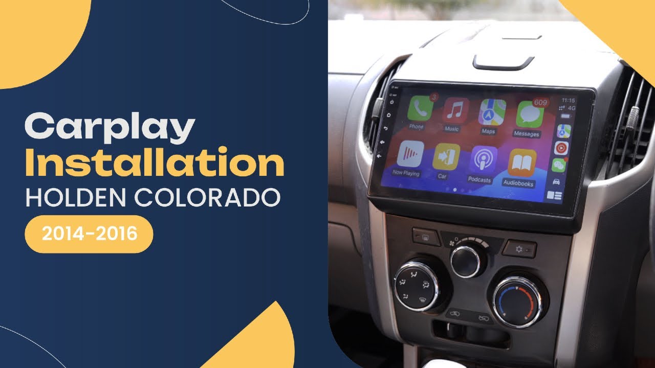 Holden Colorado 2015 Android Auto | Apple Carplay ⭐ Gtzone Head Unit ...