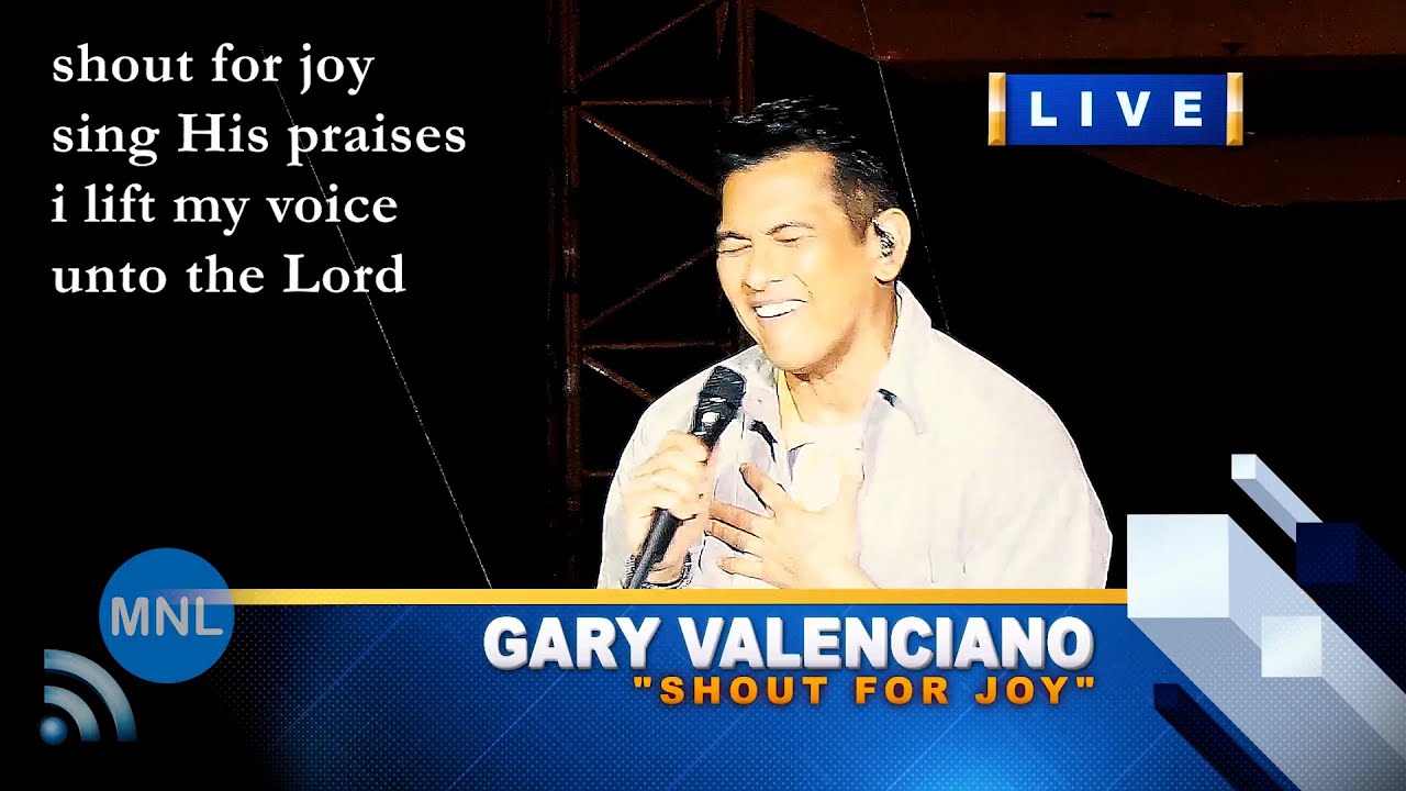 [KARAOKE] SHOUT FOR JOY (Gary Valenciano) Momentum Live MNL - YouTube