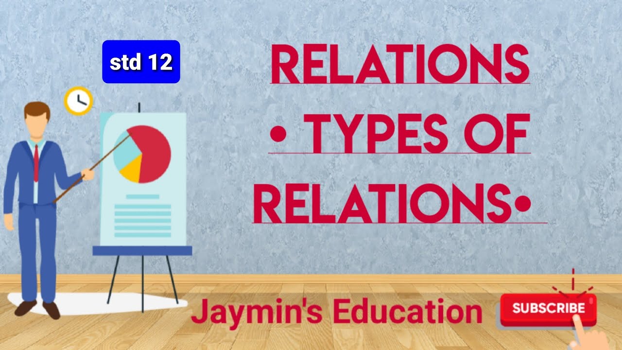 Relations | Types Of Relations Example 1| Empty Relation | Universal