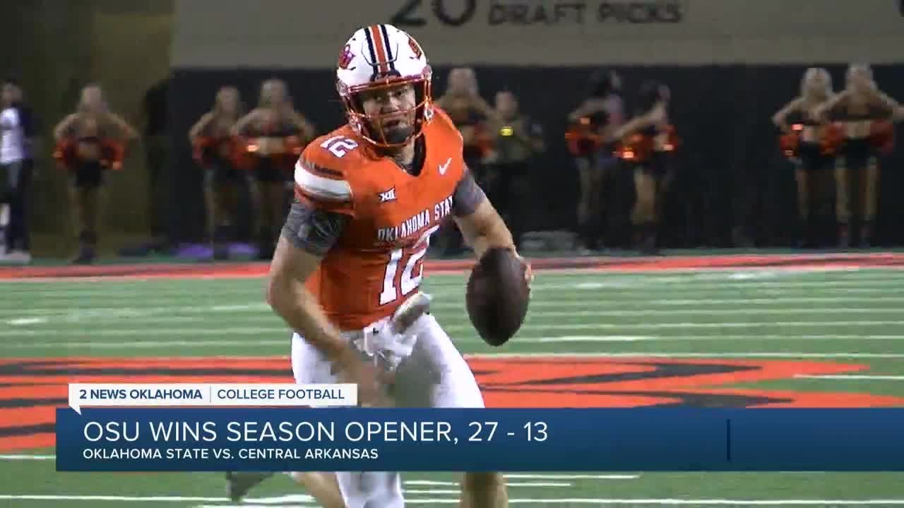 OSU Wins Season Opener, 27-13 - YouTube