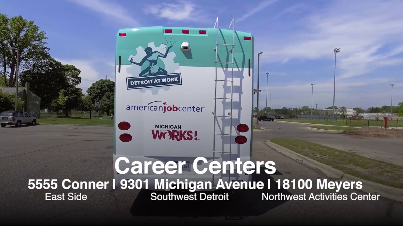 'WorkForce One': The New Detroit at Work Mobile Career Center - YouTube