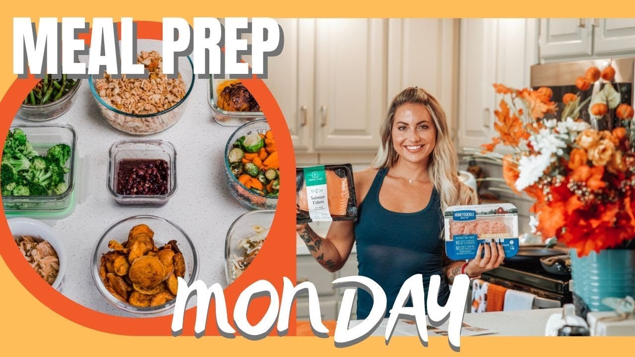 MEAL PREP MONDAY : Over 8 Meals In ONE HOUR! - YouTube