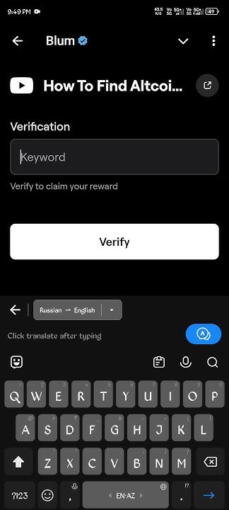 How to find altcoins before the explore | Today blum verification code | blum academy : - YouTube