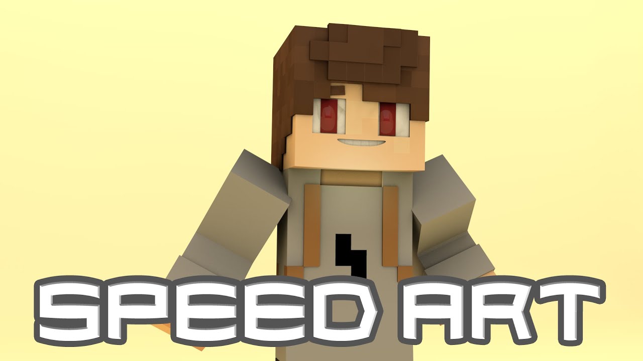 Maycoon SvK Speed-Art - Minecraft - Cinema 4D Render - YouTube