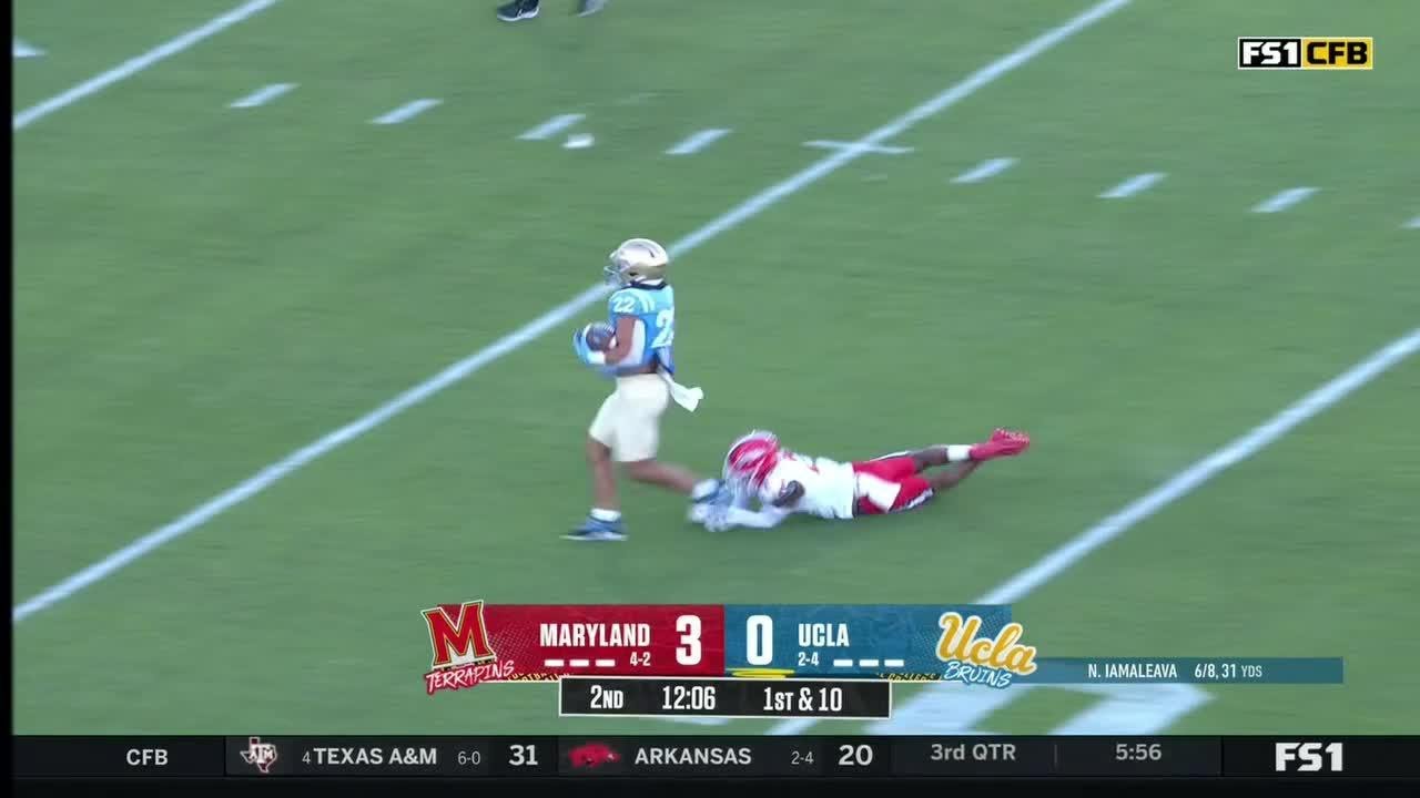 Anthony Frias II Goes 55 YARDS to the HOUSE vs. Maryland | UCLA ...