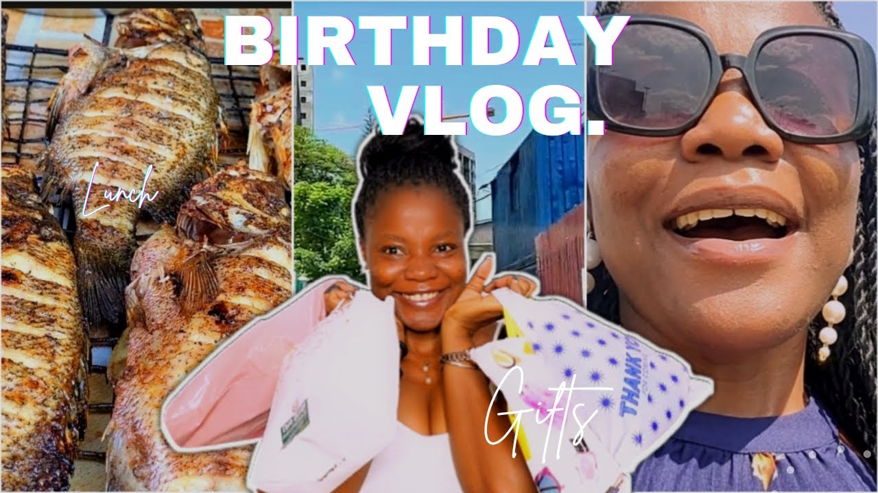 VLOG~ JOY OVER FLOW💃..My Birthday Vlog🇨🇲 + Unboxing Gifts + What I Got ...