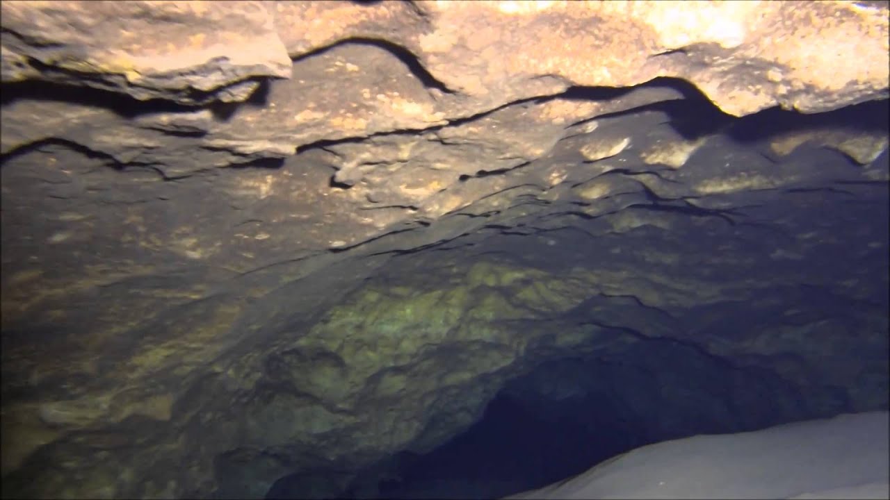 Second push of the unexplored passage @ Vortex Springs 03/15/2014 - YouTube