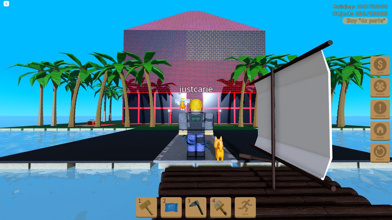 roblox build a raft showcase - YouTube