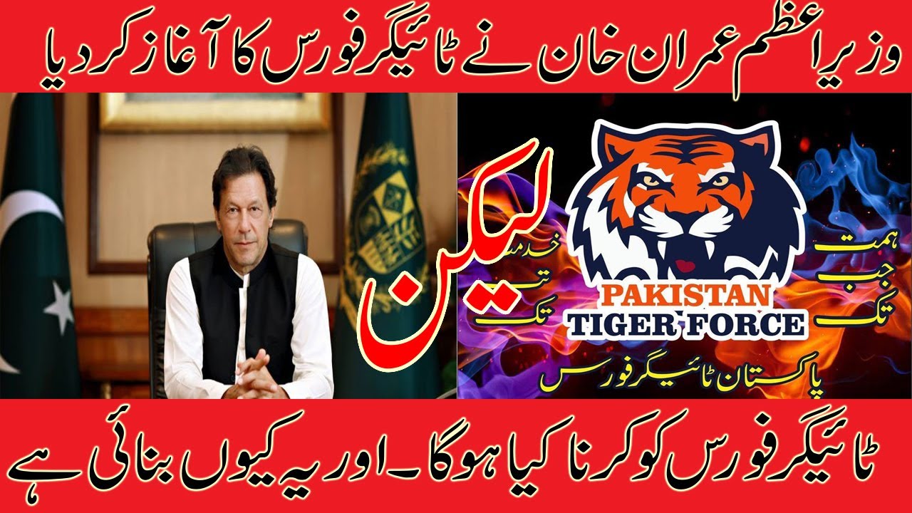 Why create Tiger Force in Pakistan || PM Imran Khan || Active World ...