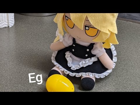 reimu finds a golden egg #fumo #touhou - YouTube