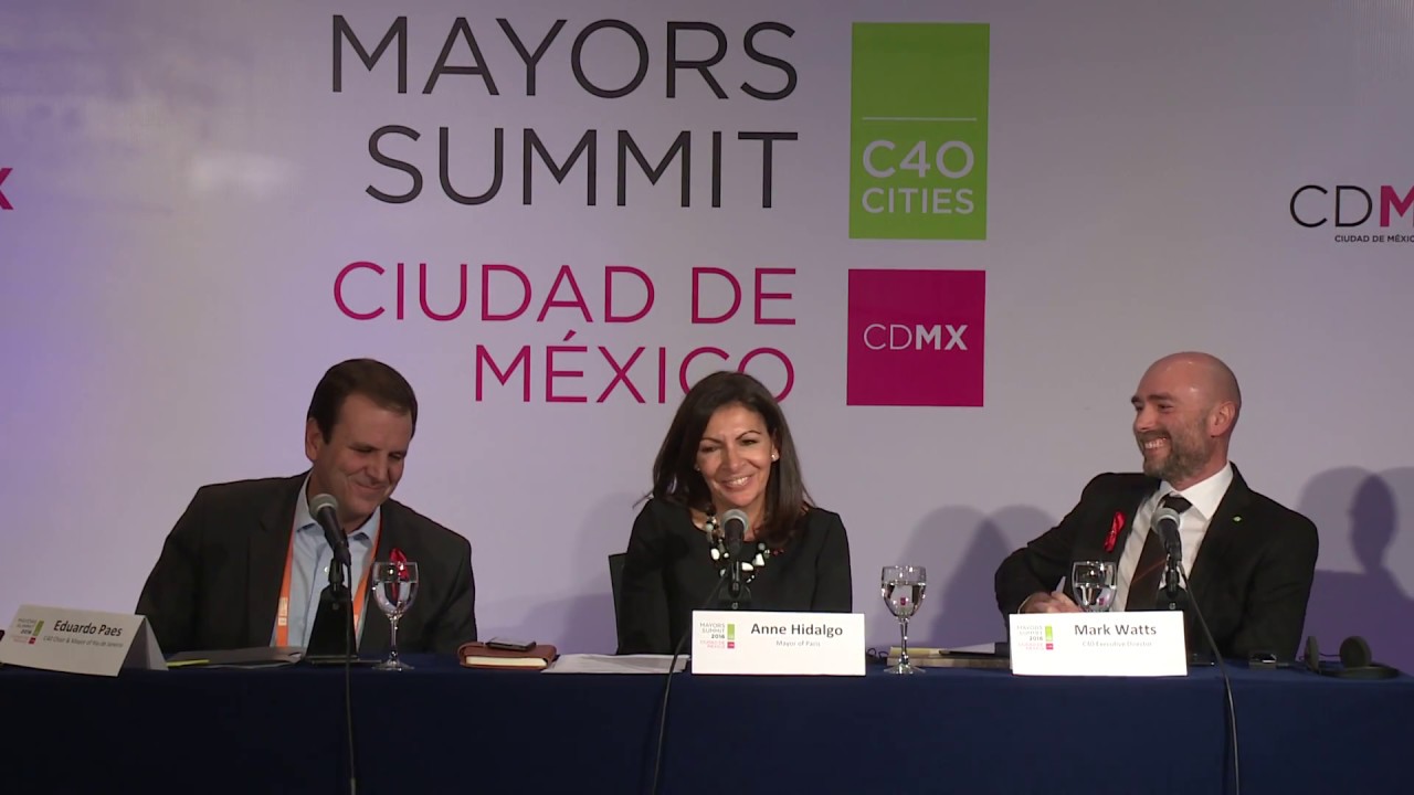 C40 Mayors Summit Press Conference: Deadline 2020 Report - YouTube