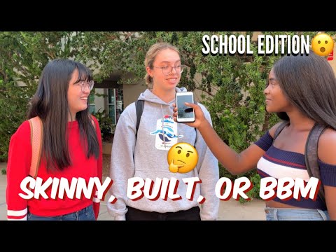 DO GIRLS PREFER SKINNY, BUILT, OR BBM 🤫 | PUBLIC INTERVIEW