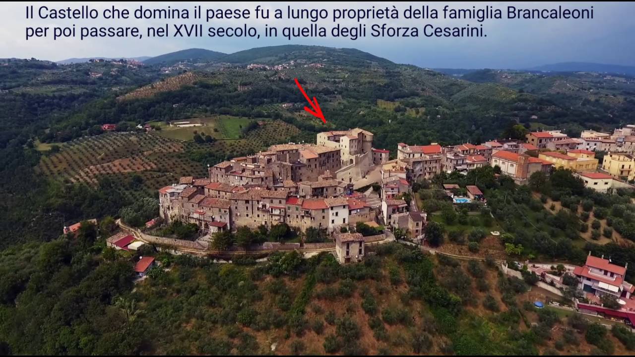 InFlight History - Frasso Sabino (Rieti) bird's eye view by drone - YouTube