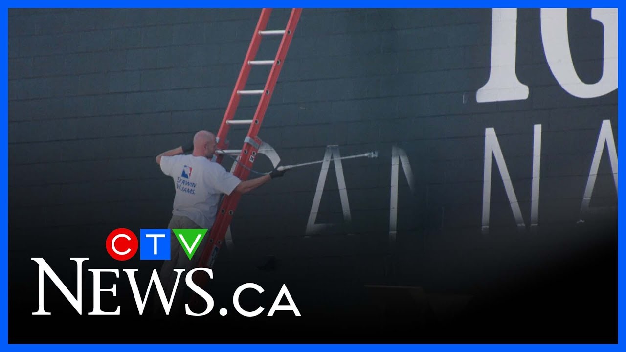 "Your Highness" sign painted over - YouTube