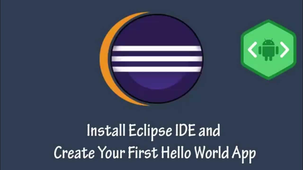 Android App Development Tutorial #2 Install Eclipse IDE and Create Your First Hello World App ...