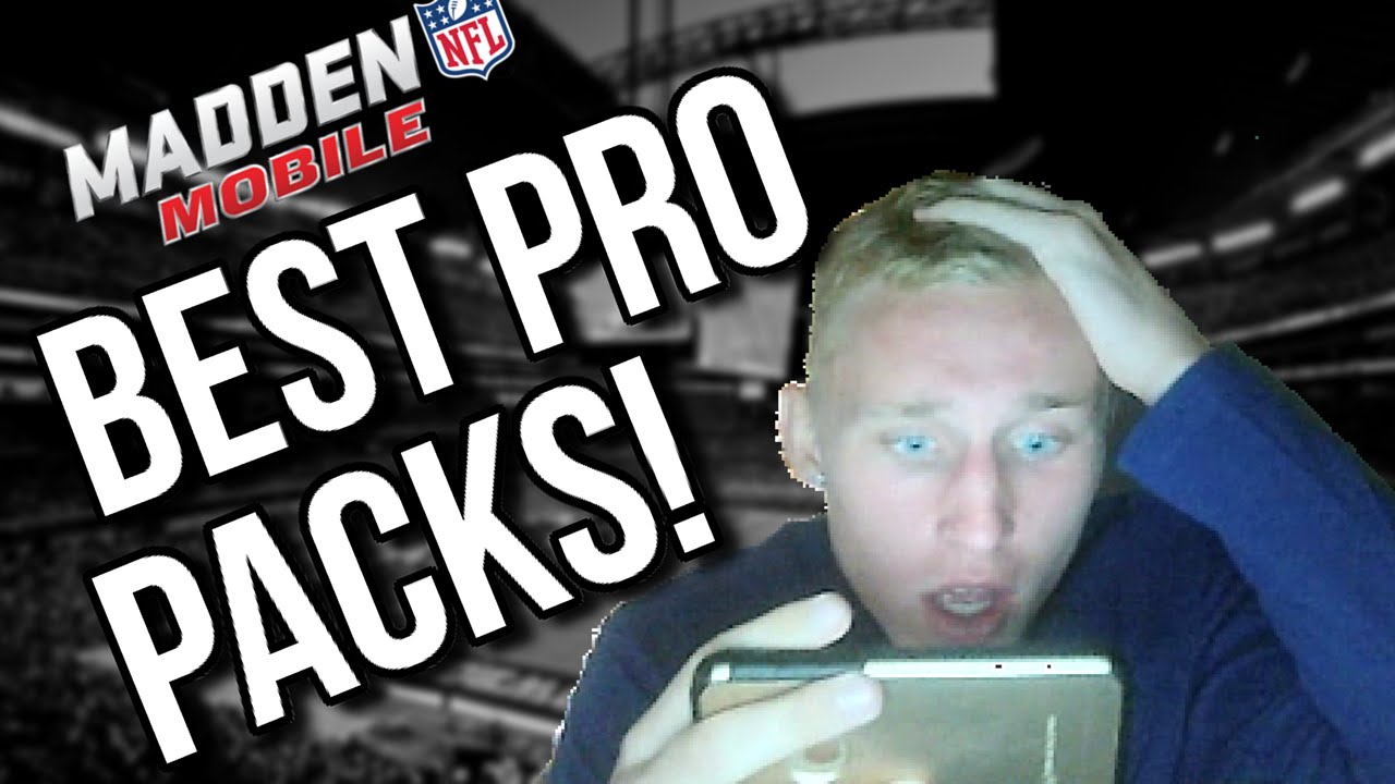 BEST PRO PACKS EVER :- MOBILE MASTERS PULL :- Madden Mobile - YouTube