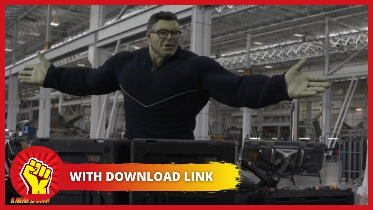 Its Time Travel ! | Hulk | Avengers Endgame | meme template with ...
