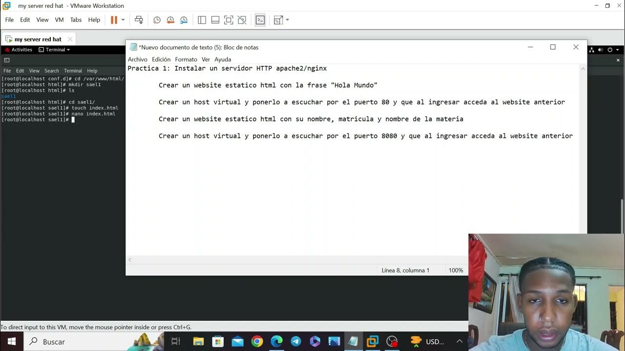 Practica 1 modulo 4 como descarga un servidor apache y configurarlo para crear un website - YouTube