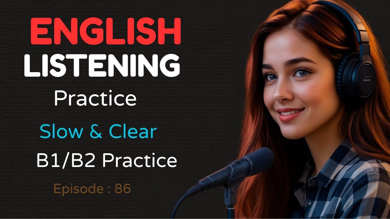 English Listening Practice for B1/B2 | Speak Fluently & Improve Fast ...