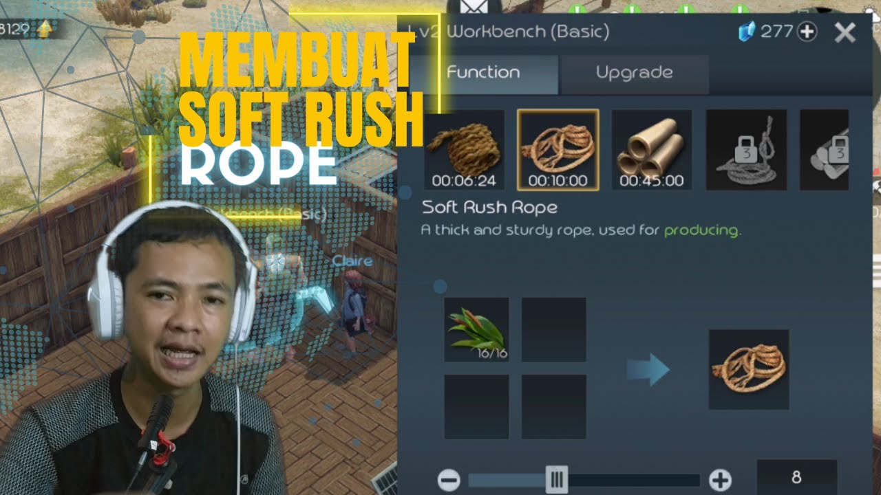 Cara Membuat Soft Rush Rope dan mencari Bahan-bahannya | Tutorial Lost ...